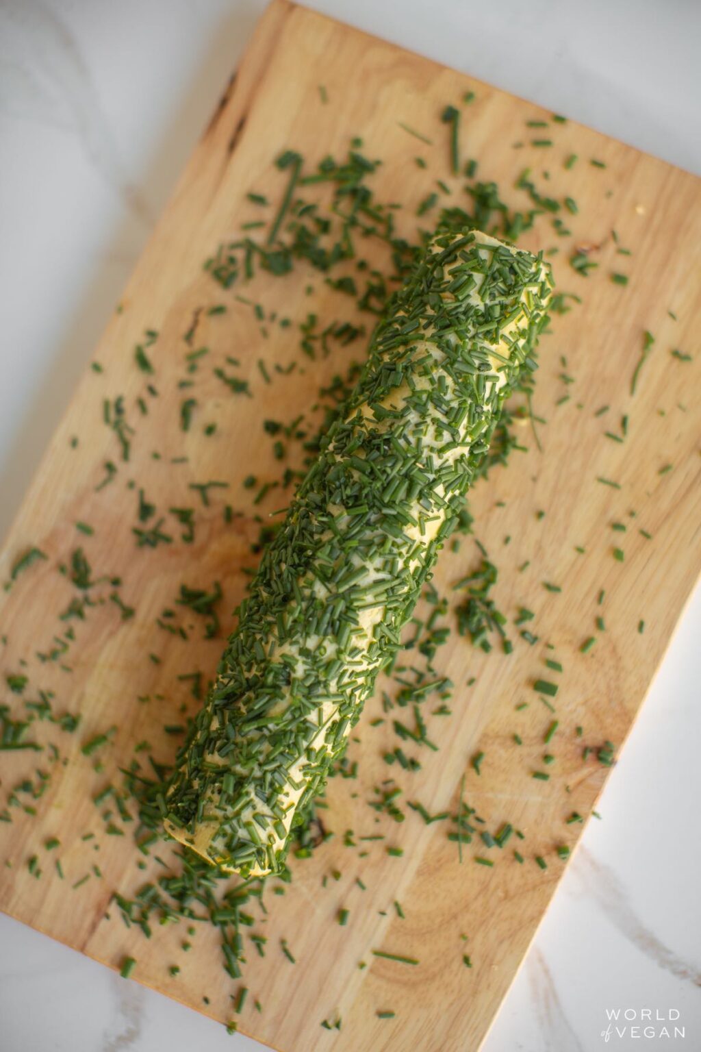 Easy Vegan Cheese Log