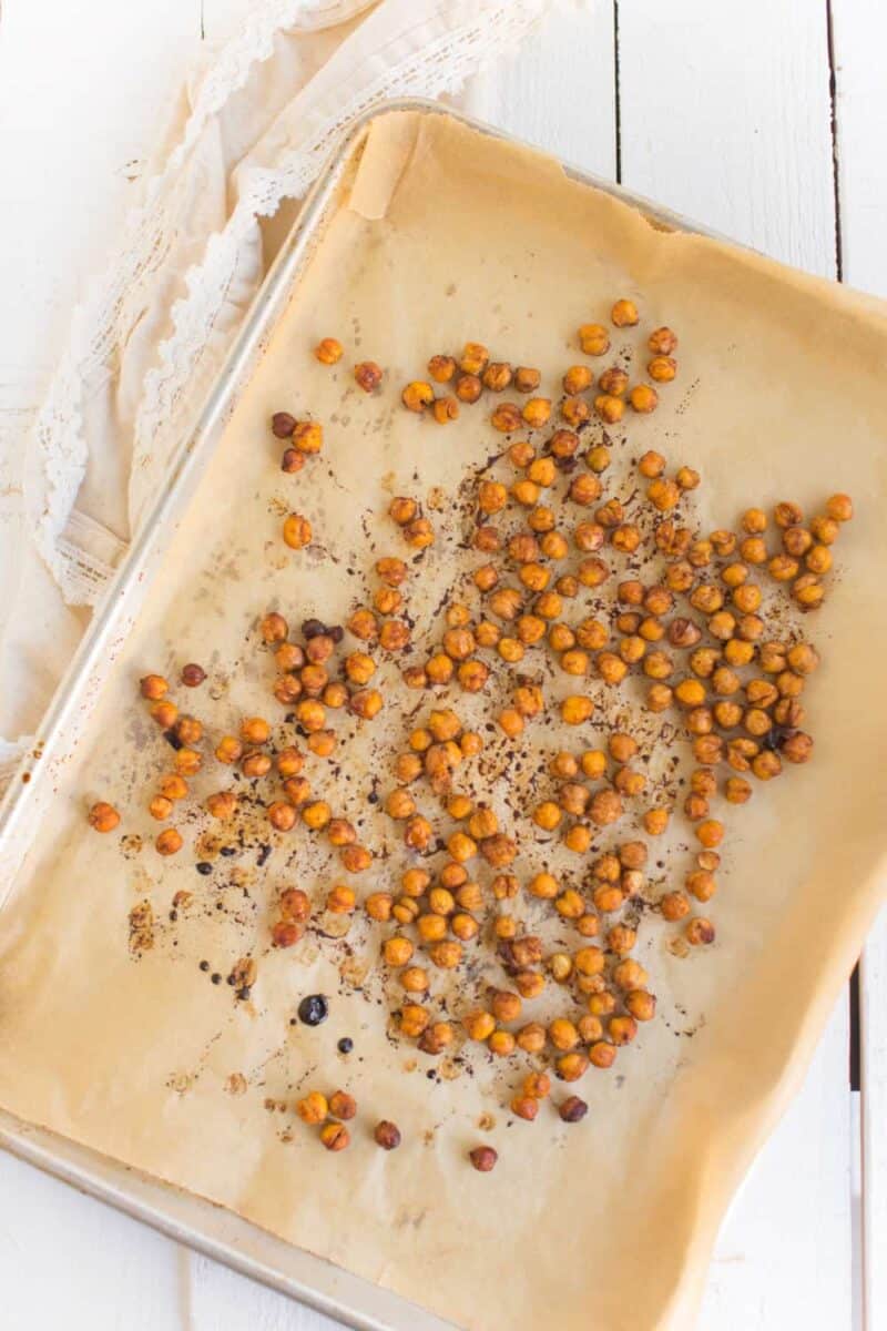 Simply Sweet Roasted Chickpeas