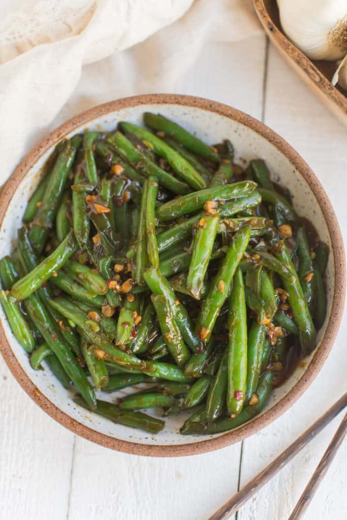Sizzling Chinese Green Beans | Delicious Vegan Stir Fry Recipe