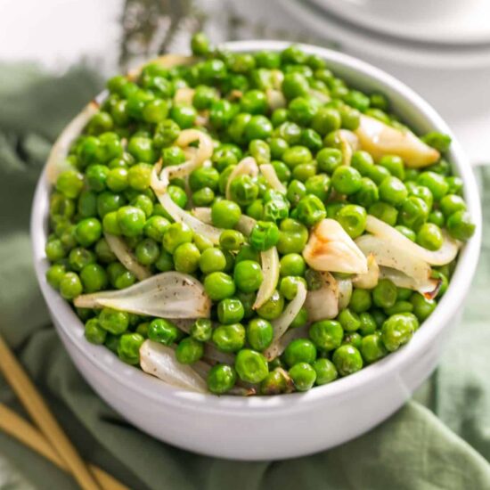 Sheet Pan Roasted Peas - A Perfect Simple and Scrumptious Side