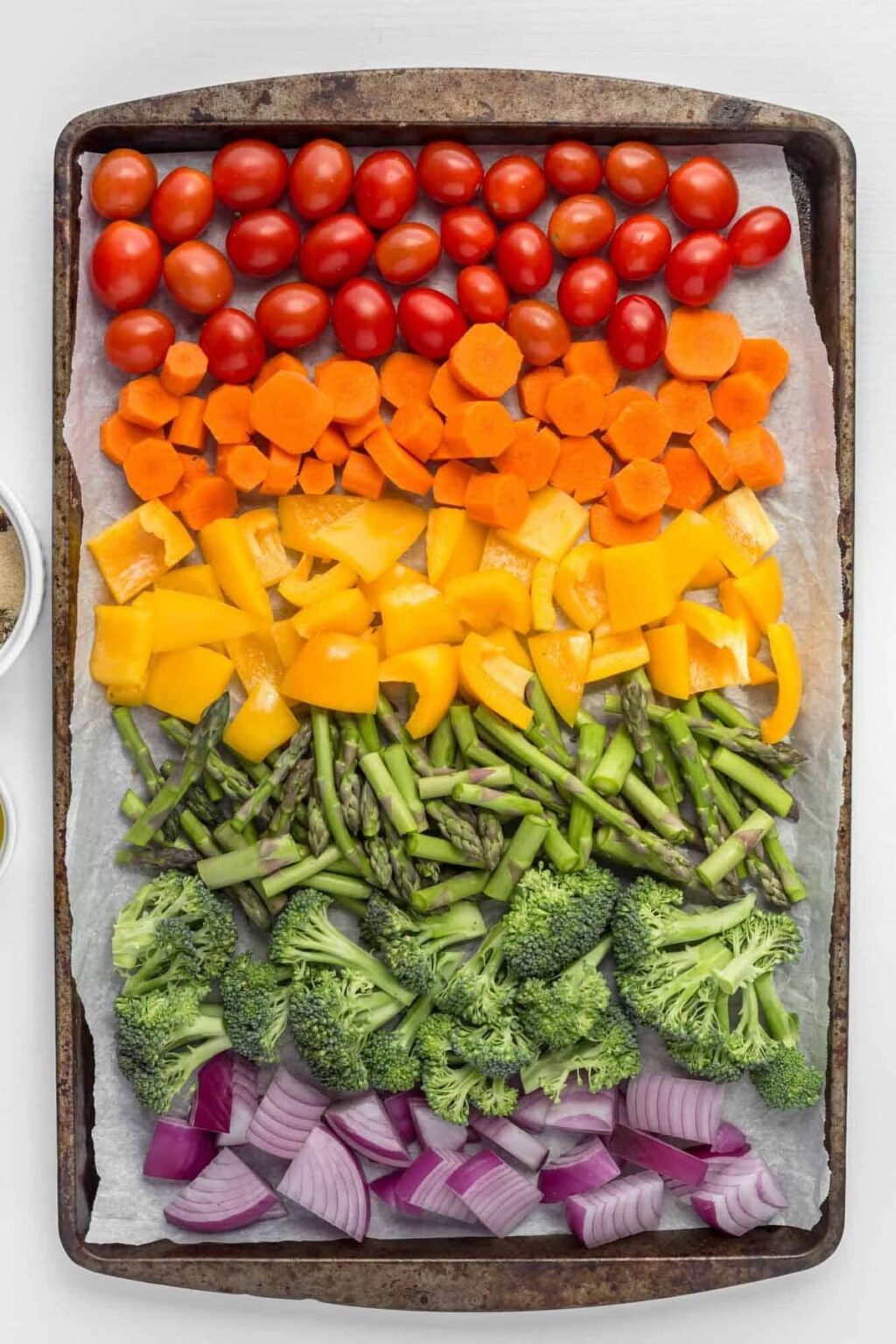 Roasted Rainbow Vegetables