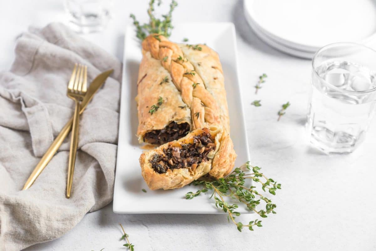The Perfect Vegan Mushroom & Veggie Wellington
