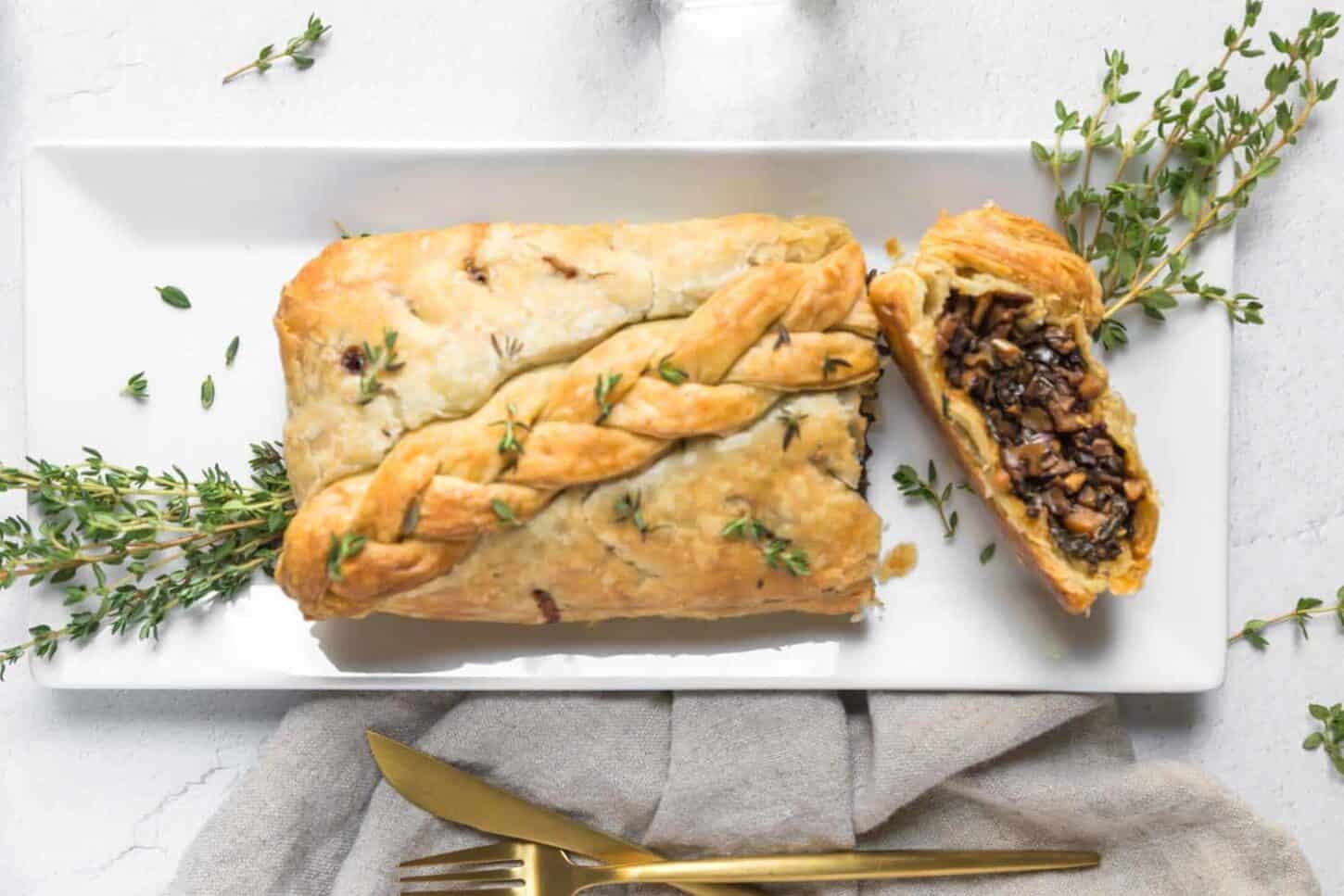 The Perfect Vegan Mushroom & Veggie Wellington