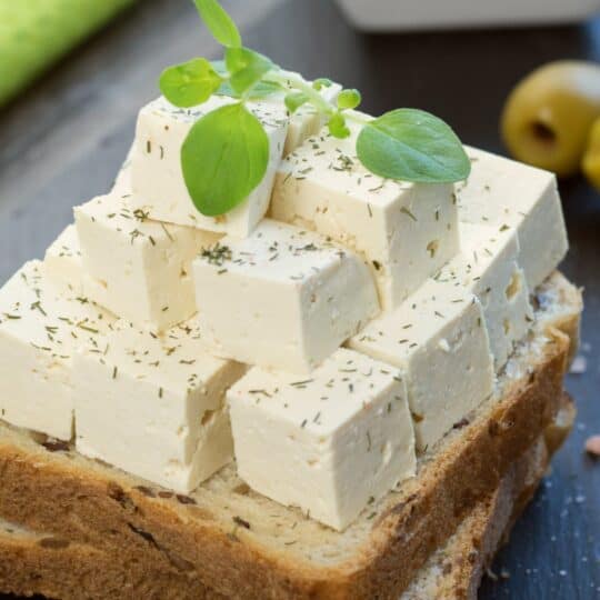 Vegan Feta Cheese Brands & Tofu Feta Recipe {Dairy-Free}