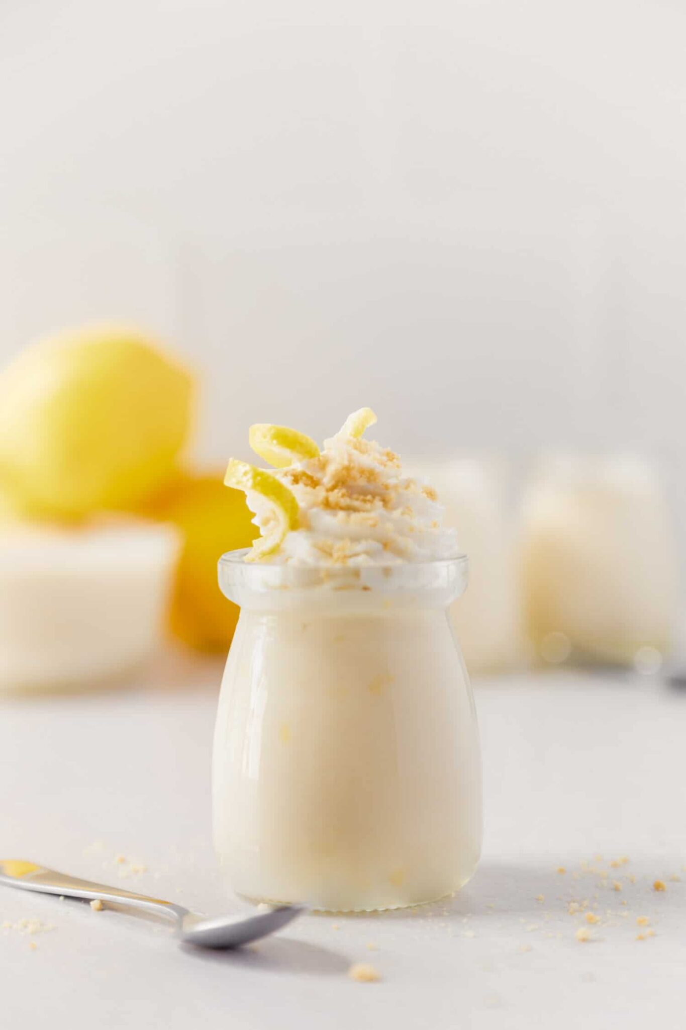 Vegan Lemon Custard {Easy, No Bake, Gluten-Free}