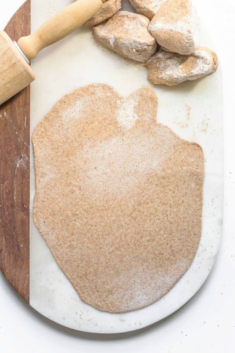 2-Ingredient Vegan Roti