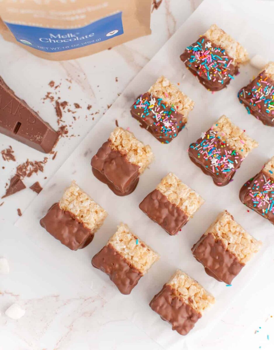 Vegan Chocolate Rice Crispy Treat