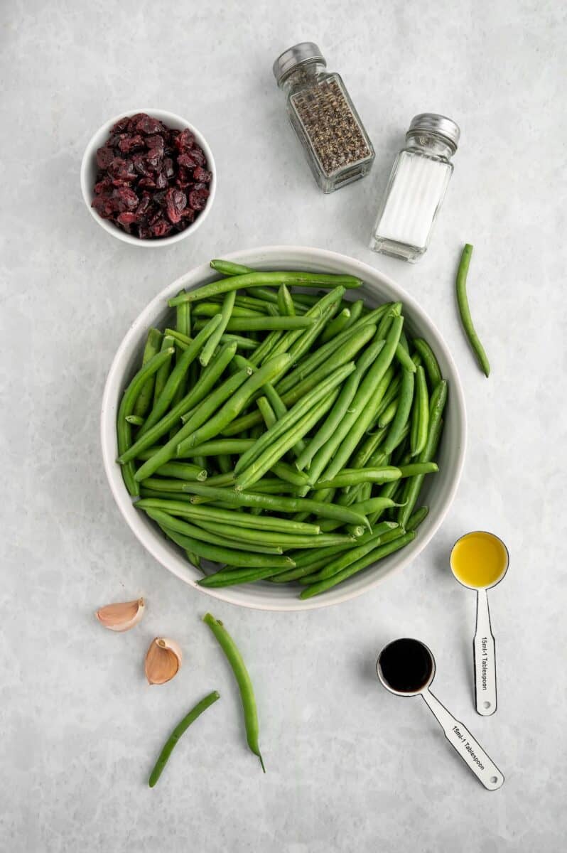 Easy Garlic Green Beans and Berries