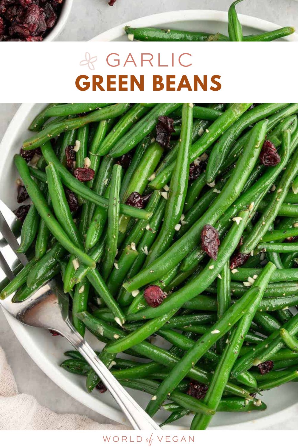Easy Garlic Green Beans and Berries