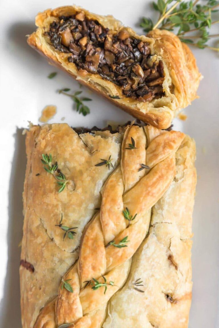 The Perfect Vegan Mushroom & Veggie Wellington