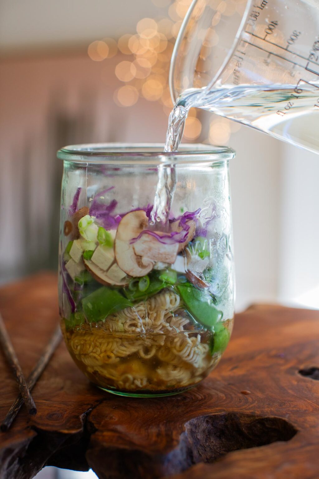 Ramen Meal Prep Jars — No Stove Needed | World of Vegan